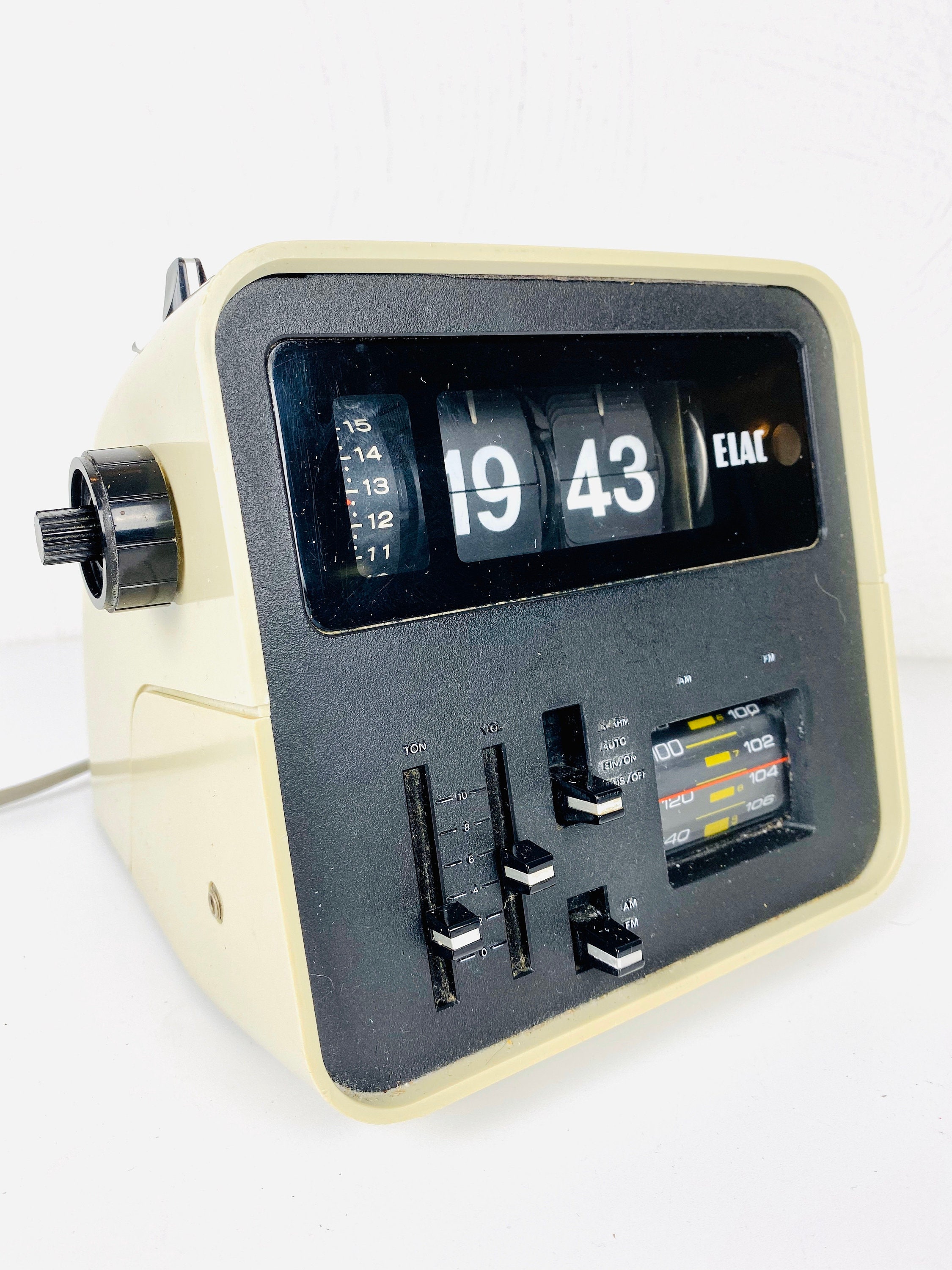 Flip Clock Elac RD 100 Klappzahlen Wecker in weiß 70er Jahre - Etsy.de