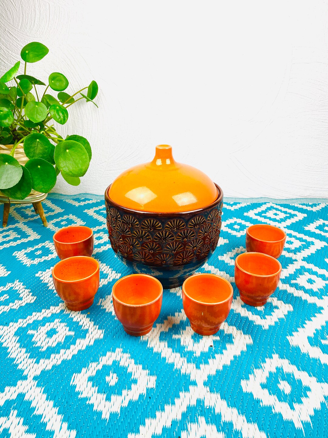 Bowle Set 70er Jahre