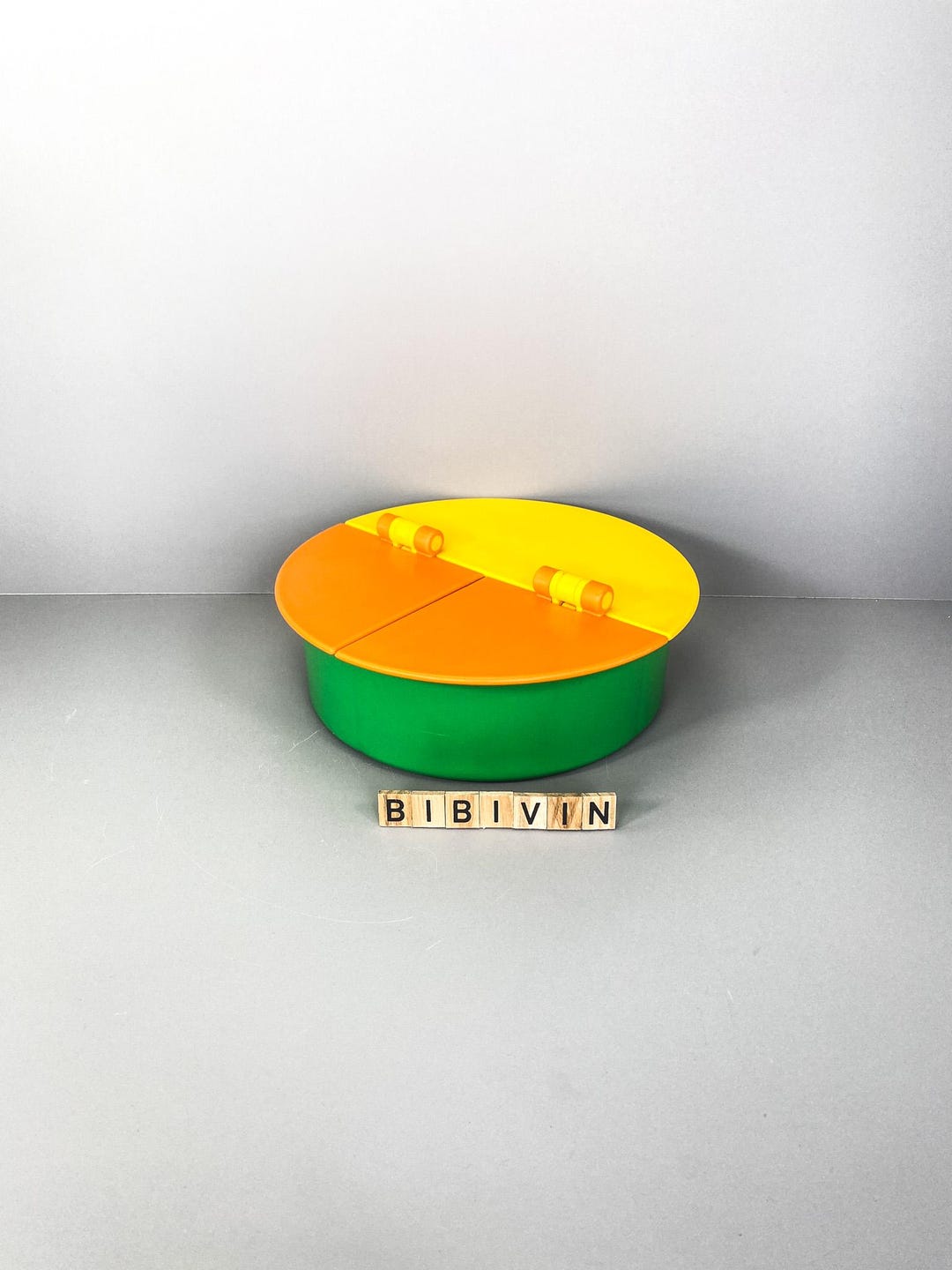 Ikea Round Organizer Box With Hinged Lid Design: Hagberg - Etsy