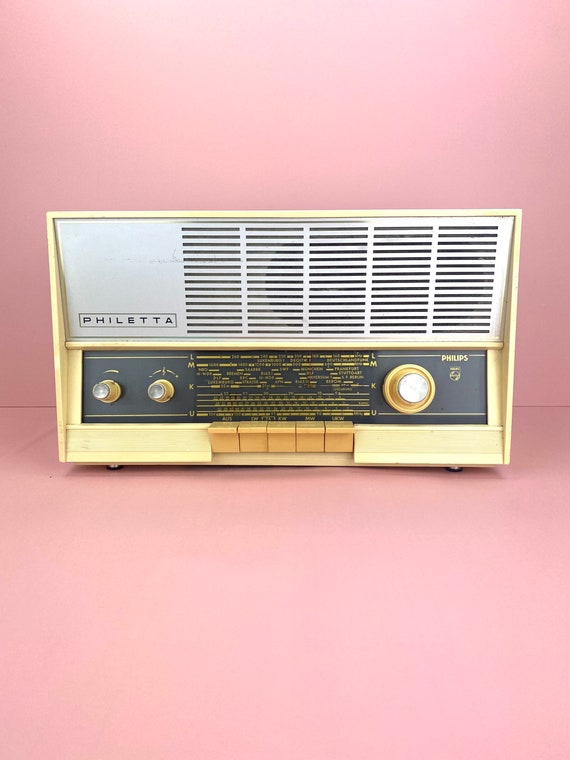 Radio Philetta Philips vintage radio 60er Röhrenradio mid | Etsy