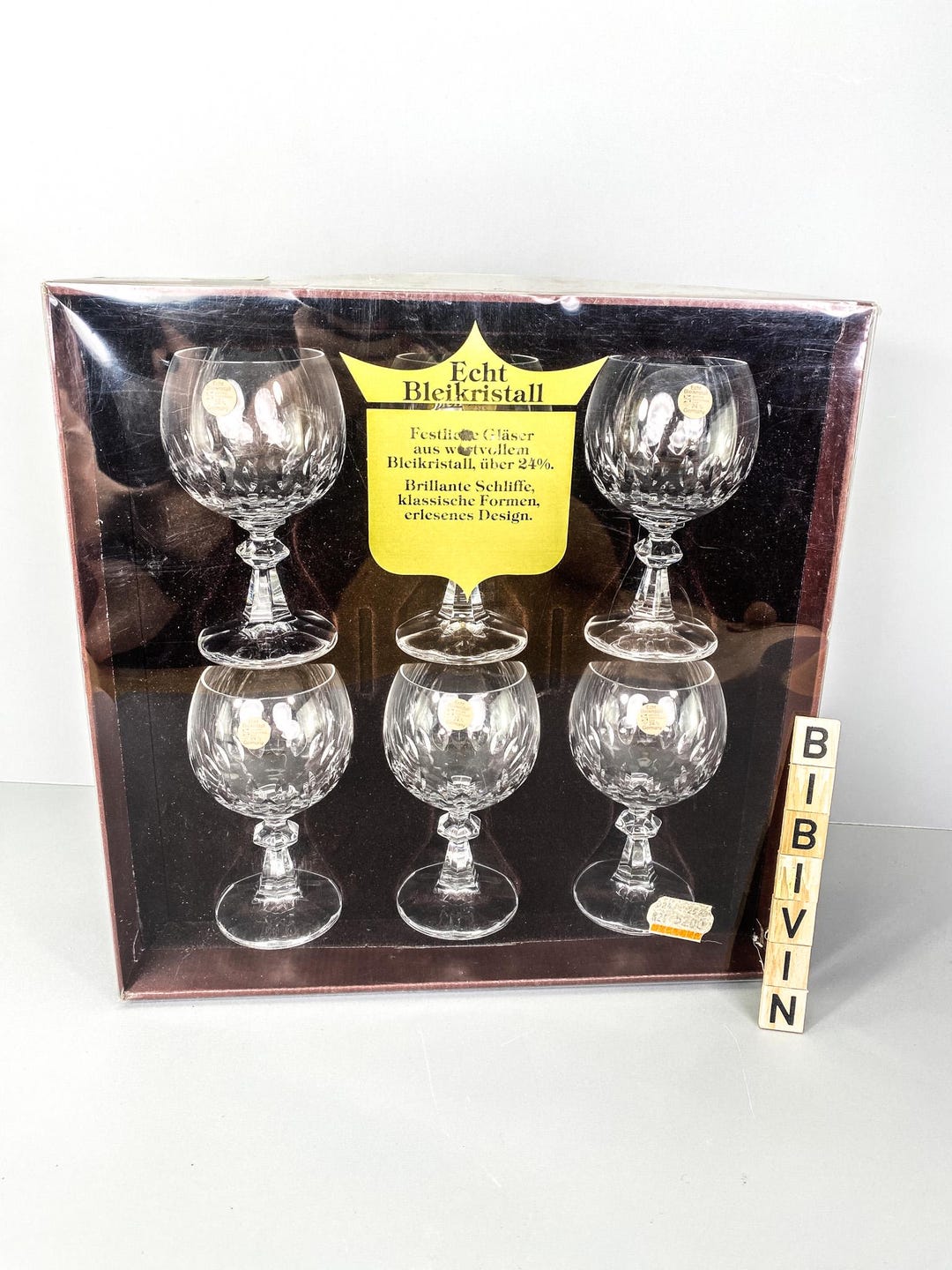 Wine Glasses 6 Pieces From Zwiesel Made of Lead Crystal in the Original ...