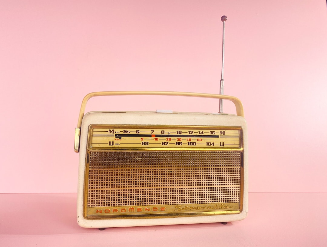 Vintage Radio Nordmende Stradella, Mid Century Portable Radio From the ...