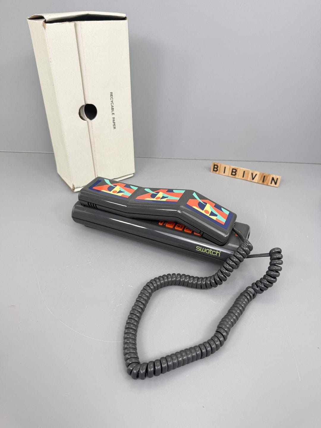 Swatch Twin Phone, Deluxe Model – 80s/90s Design Phone With Packaging ...