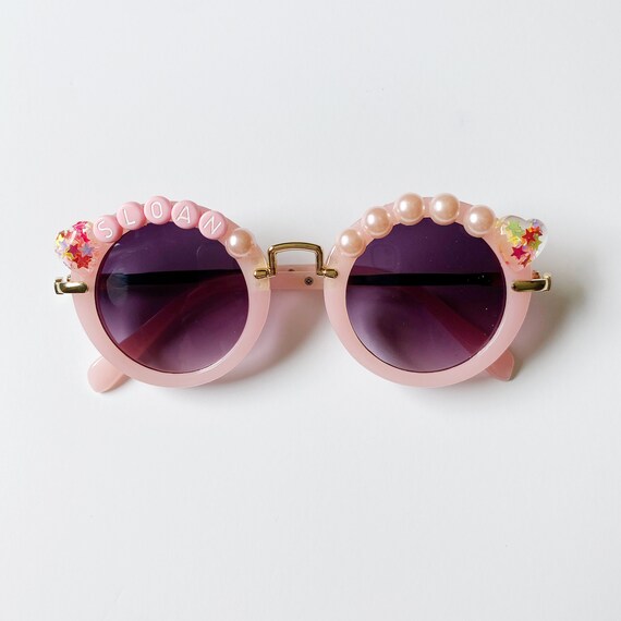 Personalized Pink Pearl Sunnies