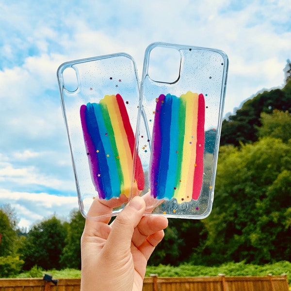 Rainbow Iphone - Etsy