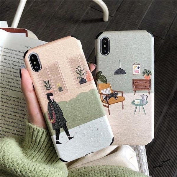 Cat iPhone Case - Etsy
