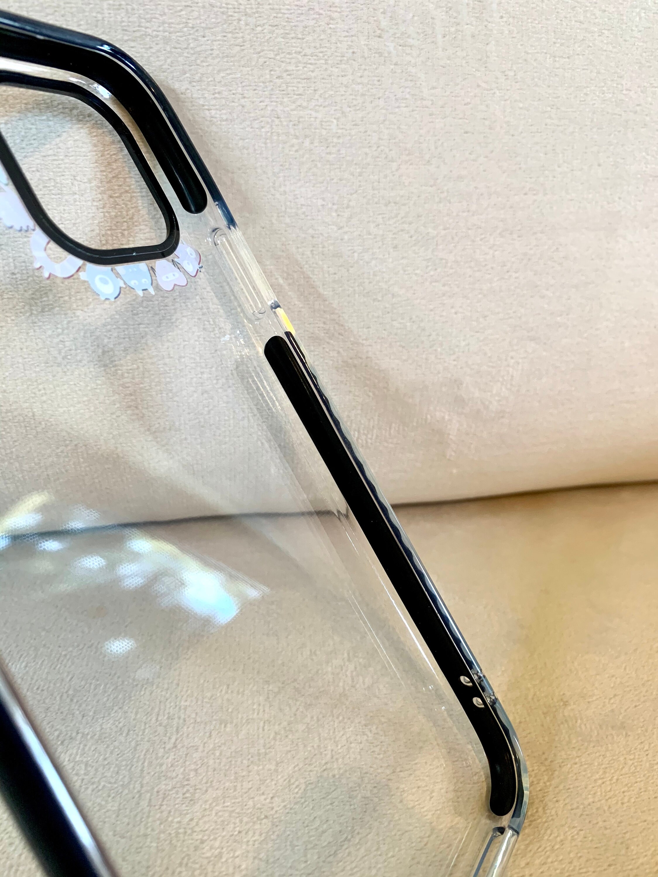 Cute Little Monsters Minimal Black Frame Clear Phone Case - Etsy