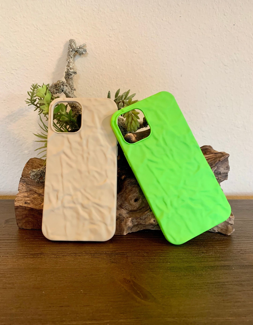 Fabric Effect Matte Finish Solid Colors Jelly Phone Case - Etsy