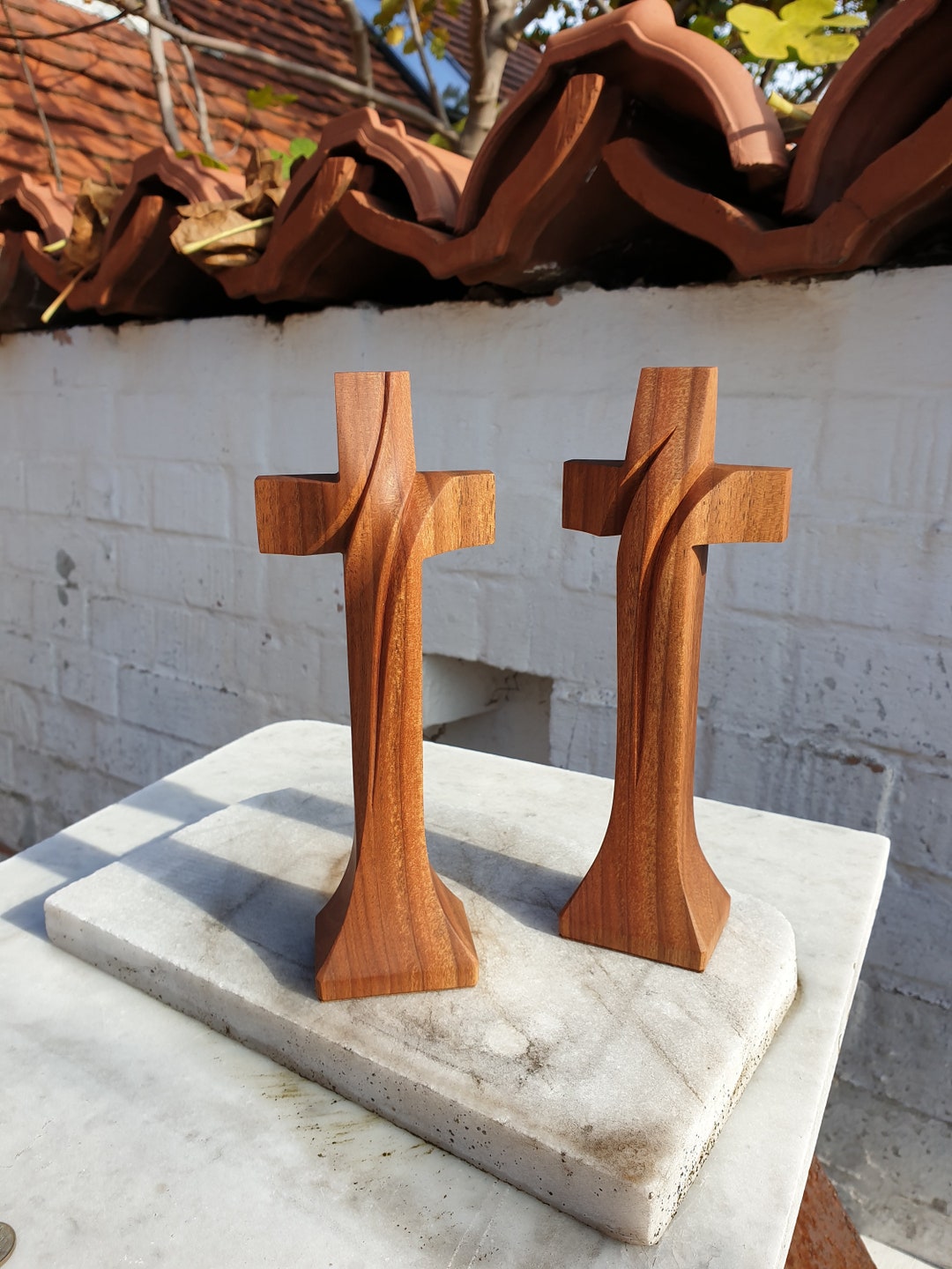 Standing Wooden Cross 7,5 - Etsy