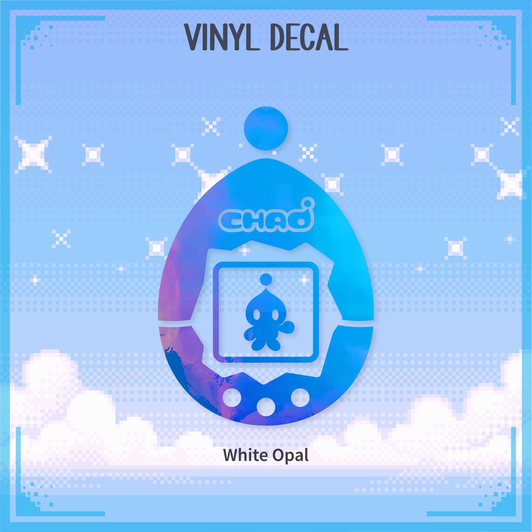 Sonic the Hedgehog Inspired - Chao Digital Pet | Vinyl Decal - Etsy