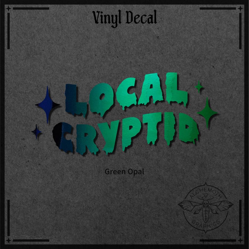 Local Cryptid | Vinyl Decal - Etsy