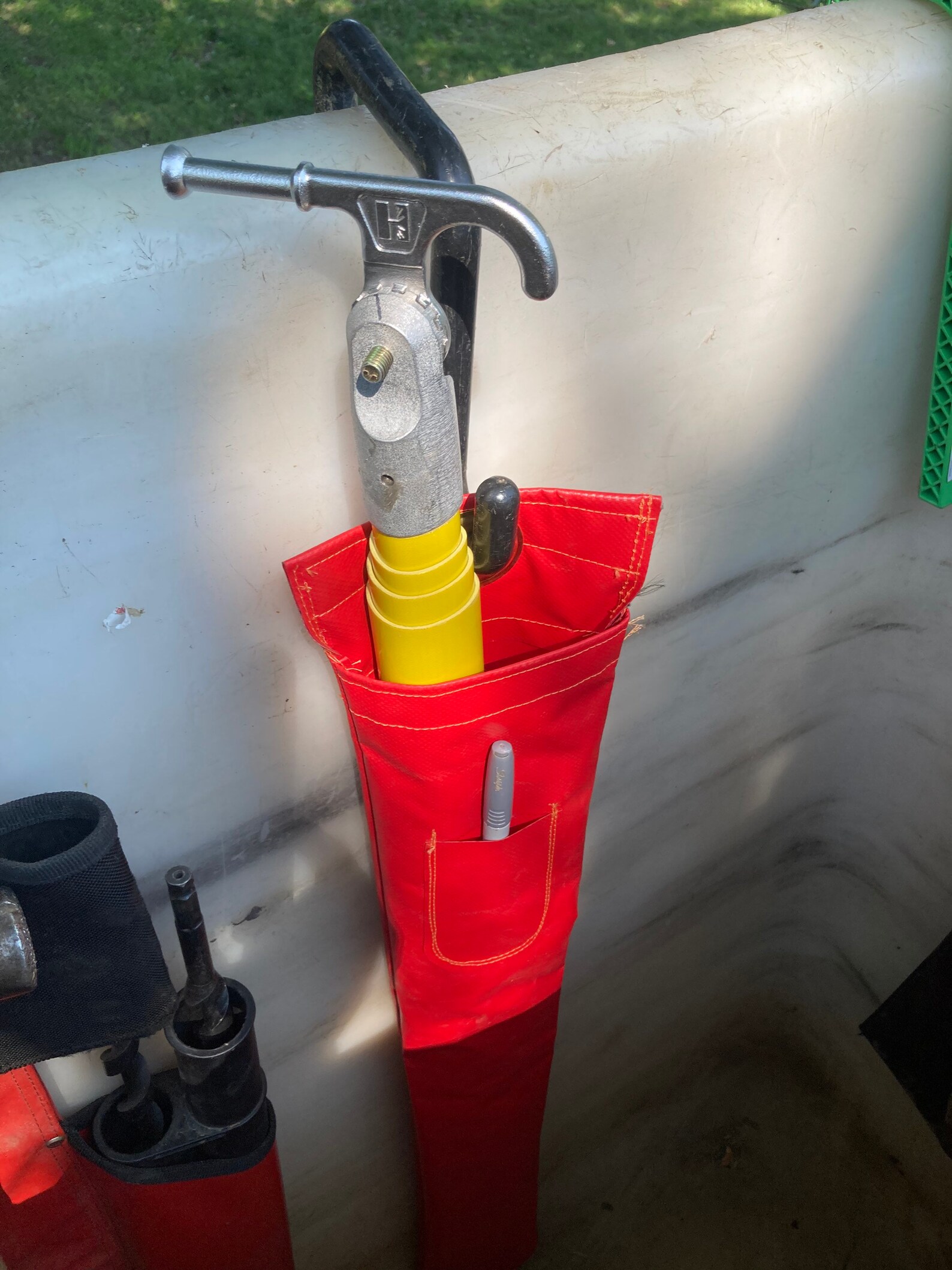 Lineman Bucket Bag LONG Switch Stick Holder Lineman Ariel | Etsy