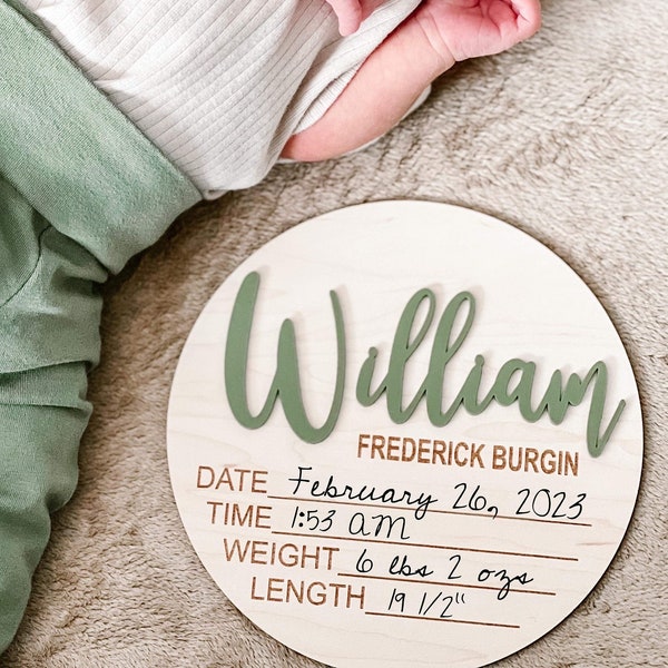 Baby Name Plaque - Etsy