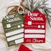 Dear Santa Christmas Board - Custom Reusable Christmas List Sign ...