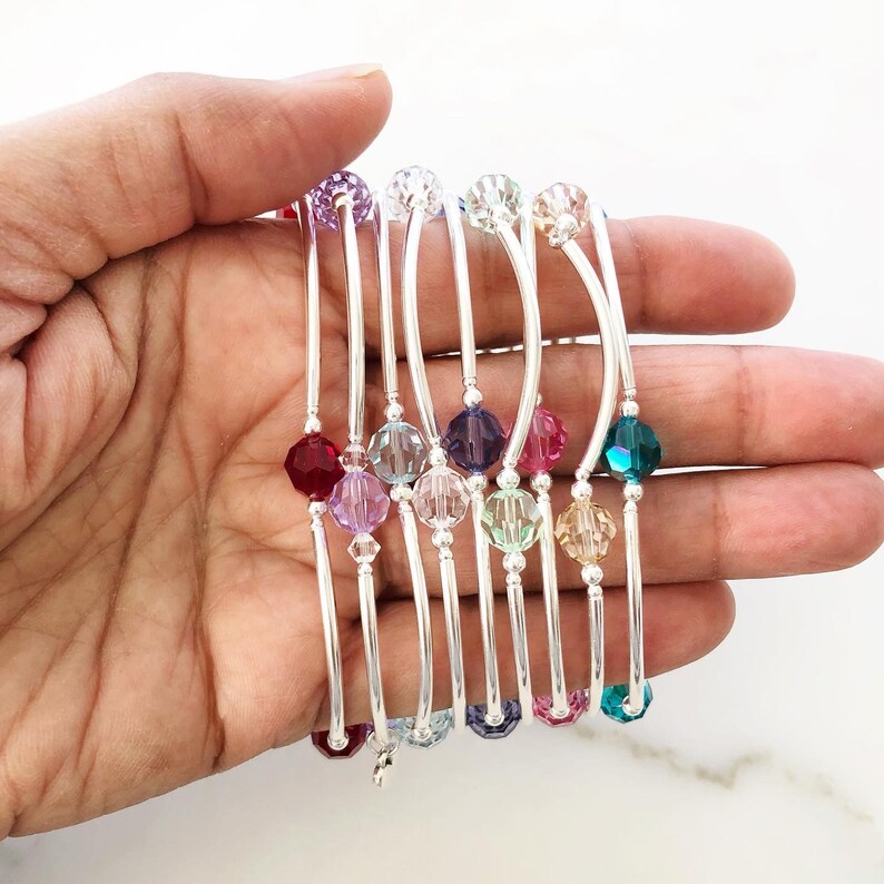 SO BLESSED BIRTHSTONE Bracelets in Sterling Silver, Count Your ...