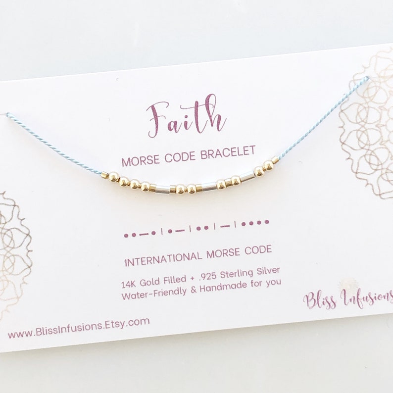 I AM ENOUGH or CUSTOM Morse Code Bracelet/ Personalized Morse Code ...