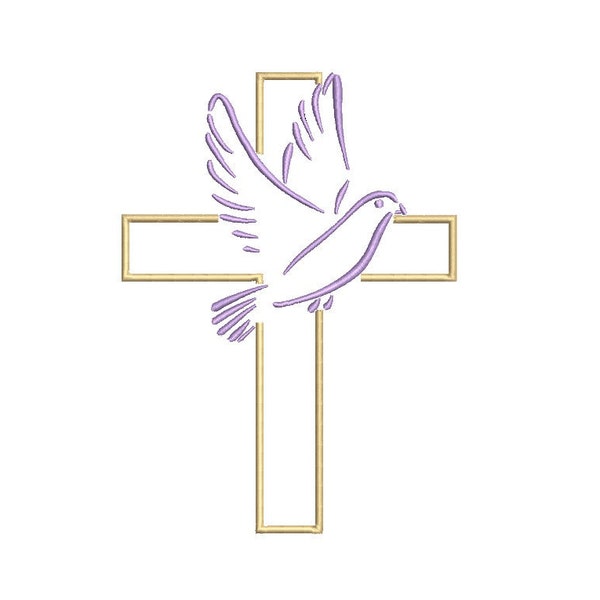 Cross With Dove - Etsy