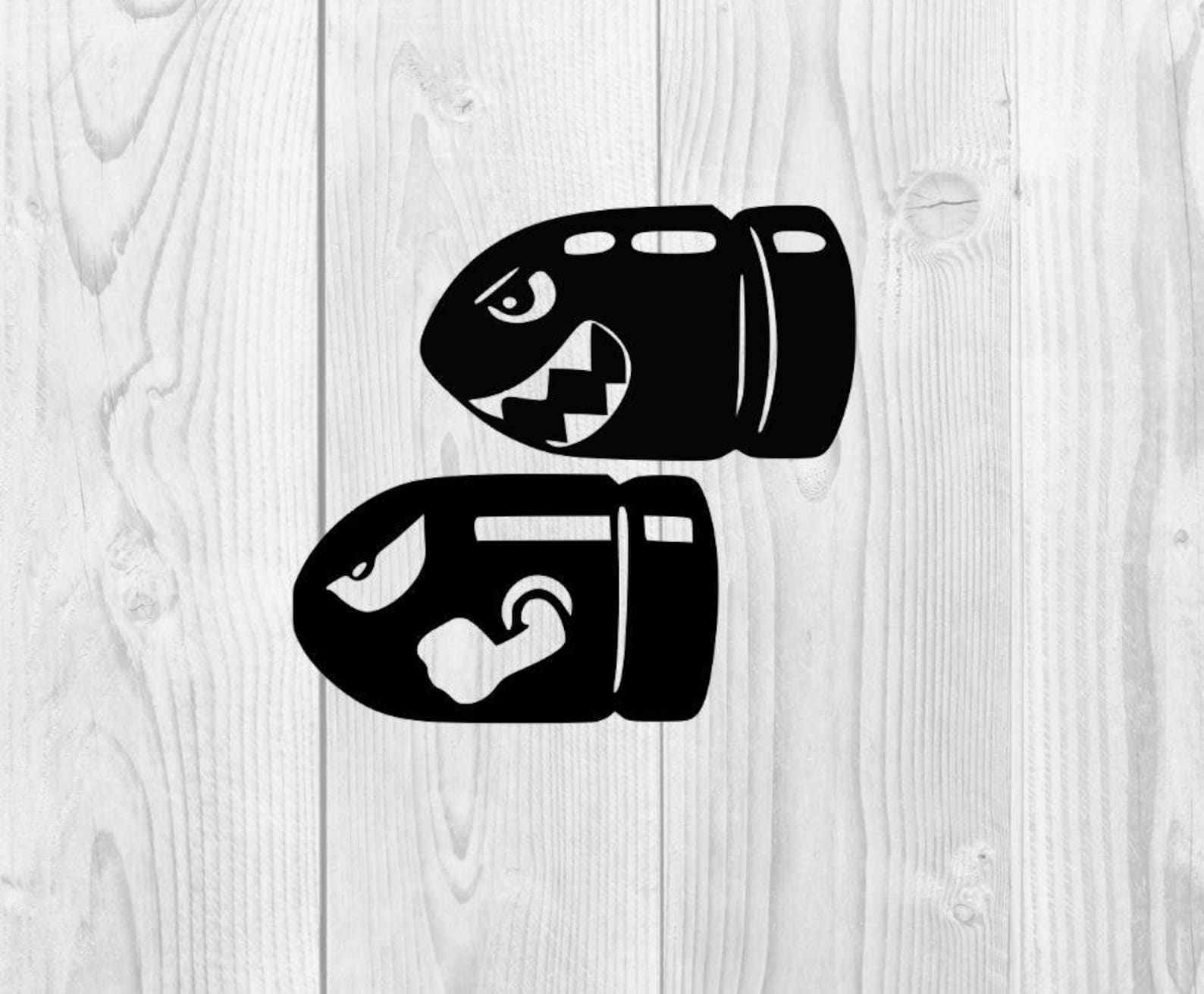 Mario Bullet SVG DXF PNG Included Design for Cricut or - Etsy Canada