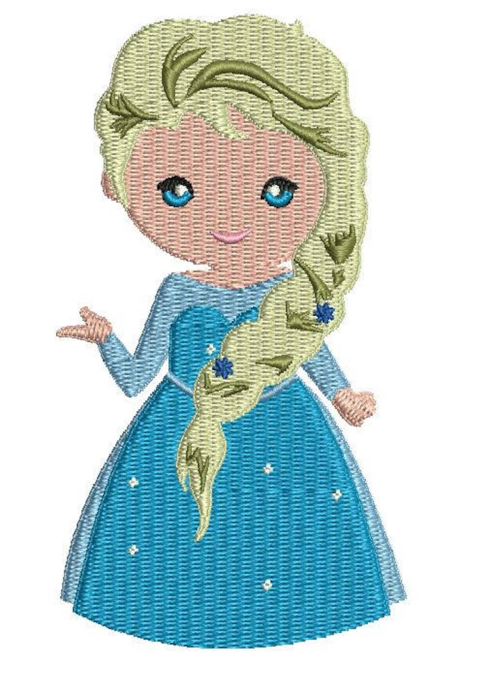 Frozen Embroidery Design Set of 5 Instant Download | Etsy