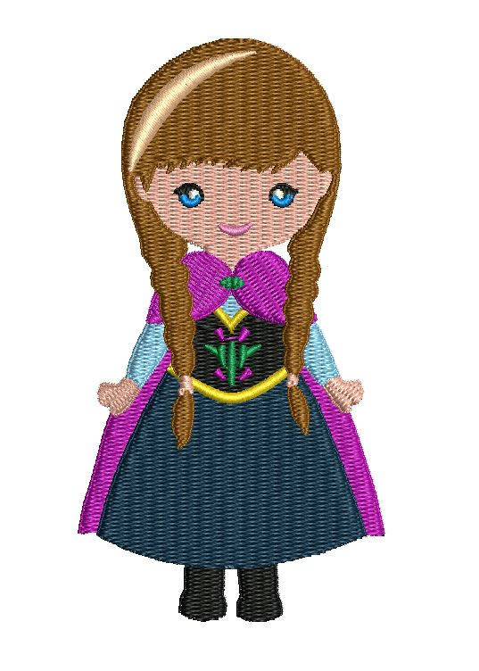 Frozen Embroidery Design Set of 5 Instant Download | Etsy