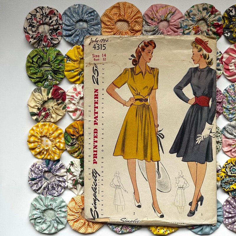 1940s Dress Patterns - Etsy