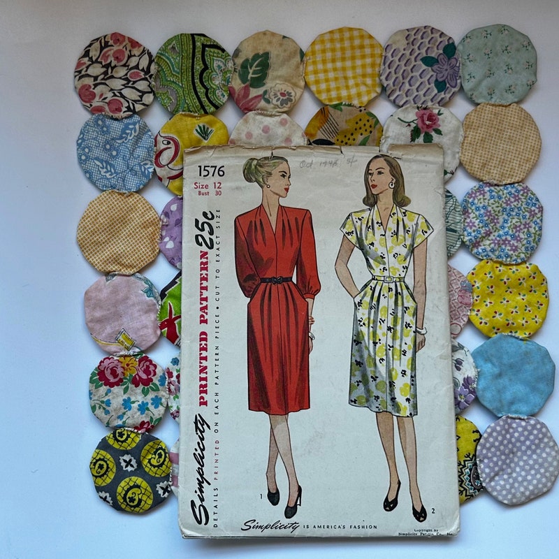 1940s Sewing Pattern - Etsy