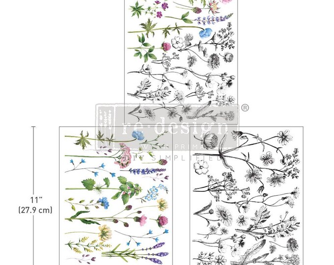 Tiny Flowers, Decortransfer, Re-design With Prima, Furniture Transfer ...