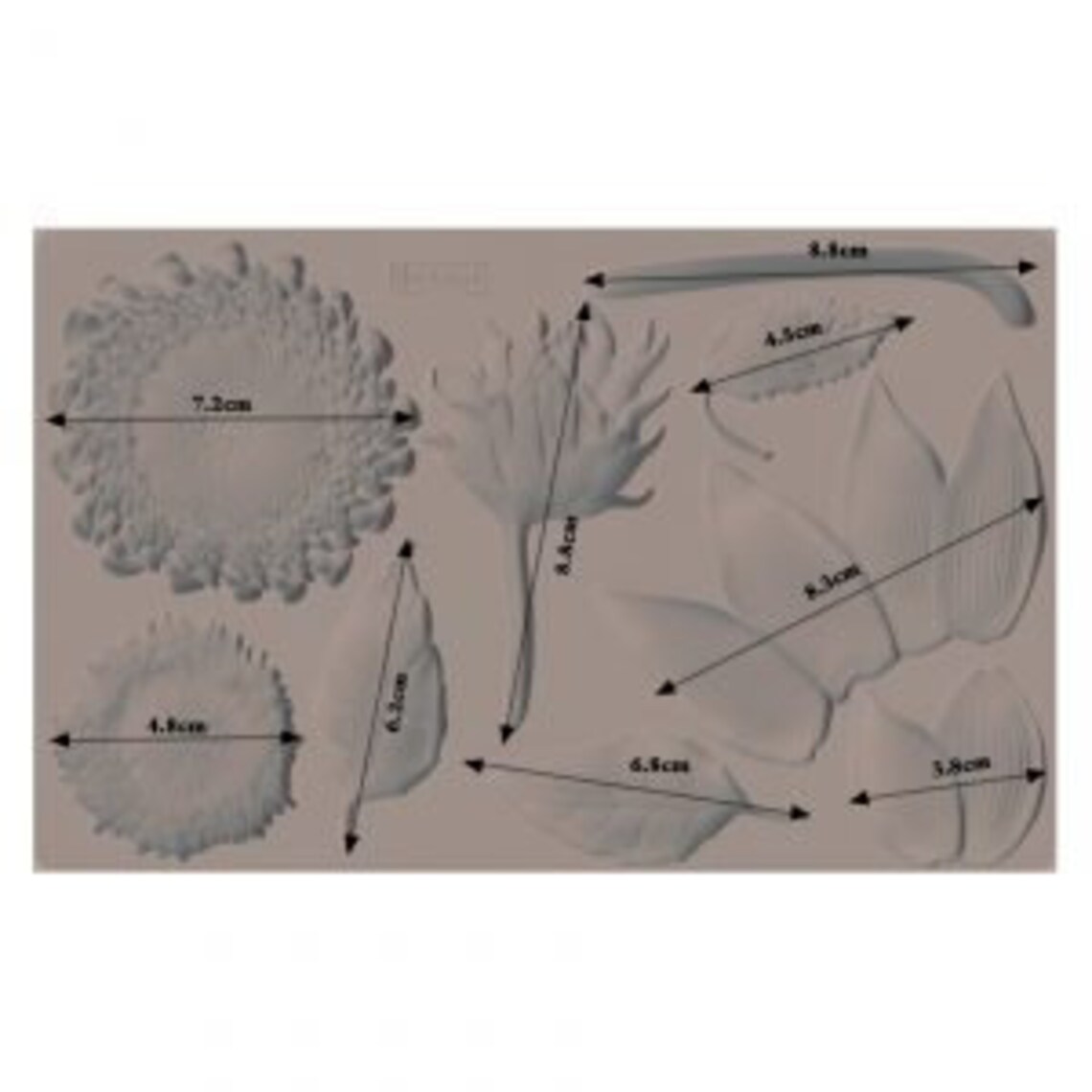 Forest Treasures Redesign Decor Mould Resin Mold Clay Mold - Etsy