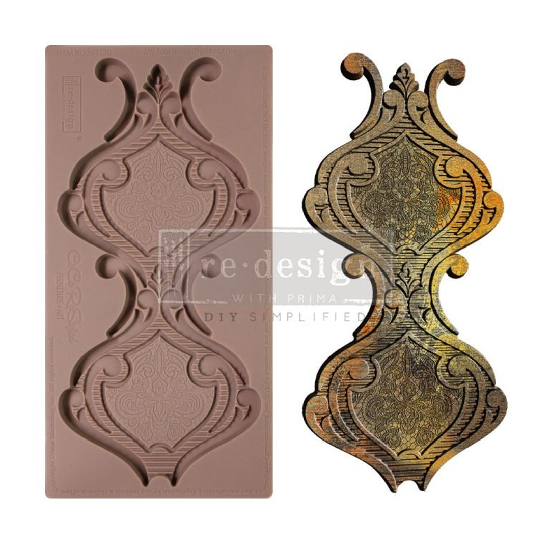 Silicone Mold, Redesign With Prima, Darling Damask, Floral Mould, Resin ...
