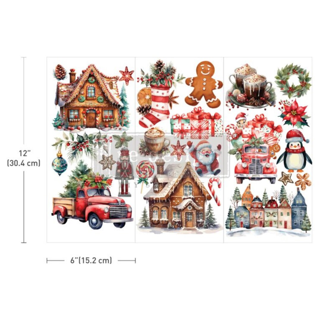 Rub on Transfer, Redesign With Prima, Winter Wonderland Wonders ...