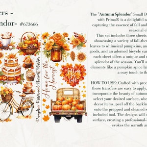 Rub on Transfer, Redesign With Prima, Autumn Splendor, Furniture ...