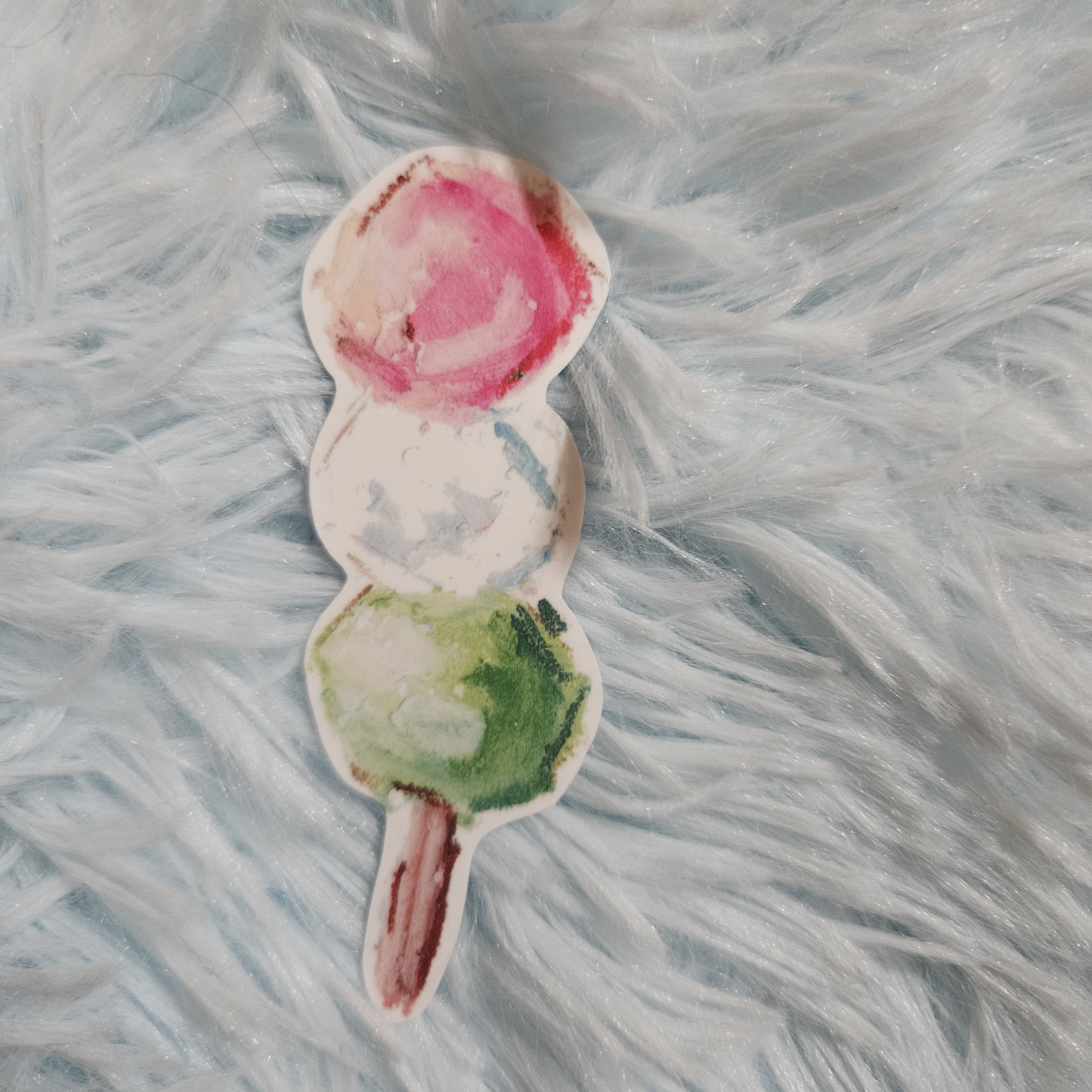Dango Oil Pastel Vynil Sticker Glossy Holo - Etsy