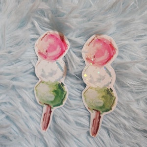 Dango Oil Pastel Vynil Sticker Glossy Holo - Etsy