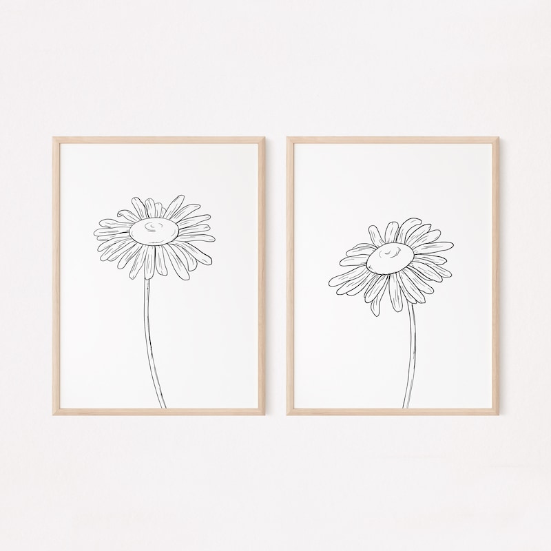 Daisy Wall Art - Etsy