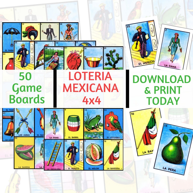 Loteria Cards - Etsy