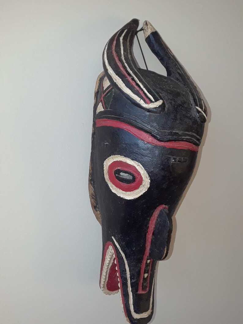 Stunning Guru Mask From Ivory Coast Called Zamble - Etsy