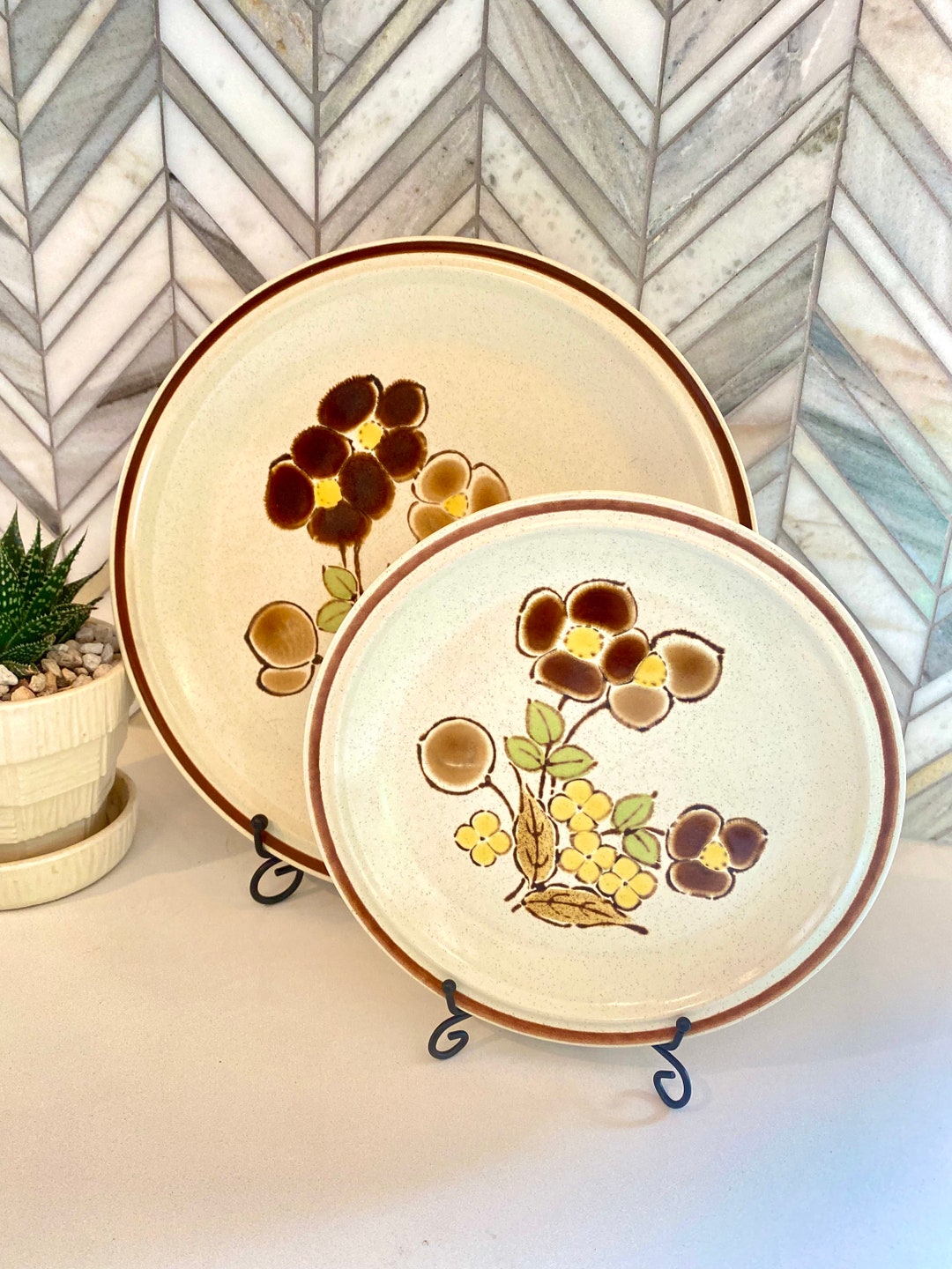 Floral Expressions Foilage Dinner and Salad Plates, Listed Separately ...