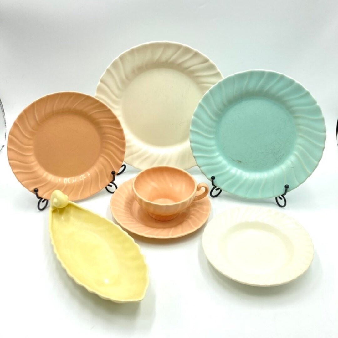 Franciscan Coronado Dishes, Coral, Aqua, White, Yellow, Fruit Bowls ...