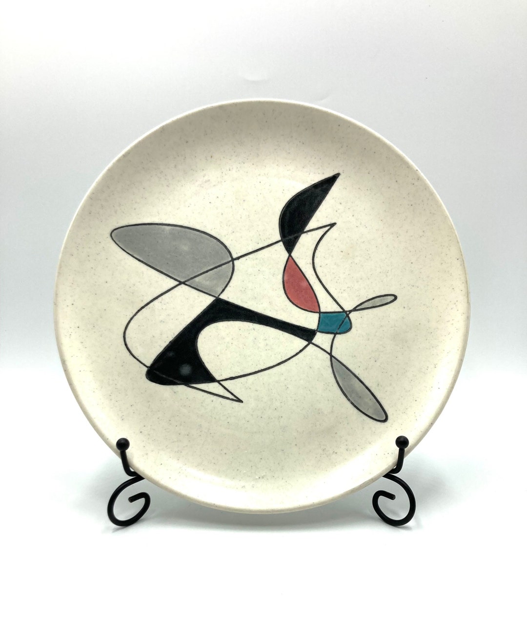 California Pottery Metlox Poppytrail Contemporama Dinner Plate, Pink ...