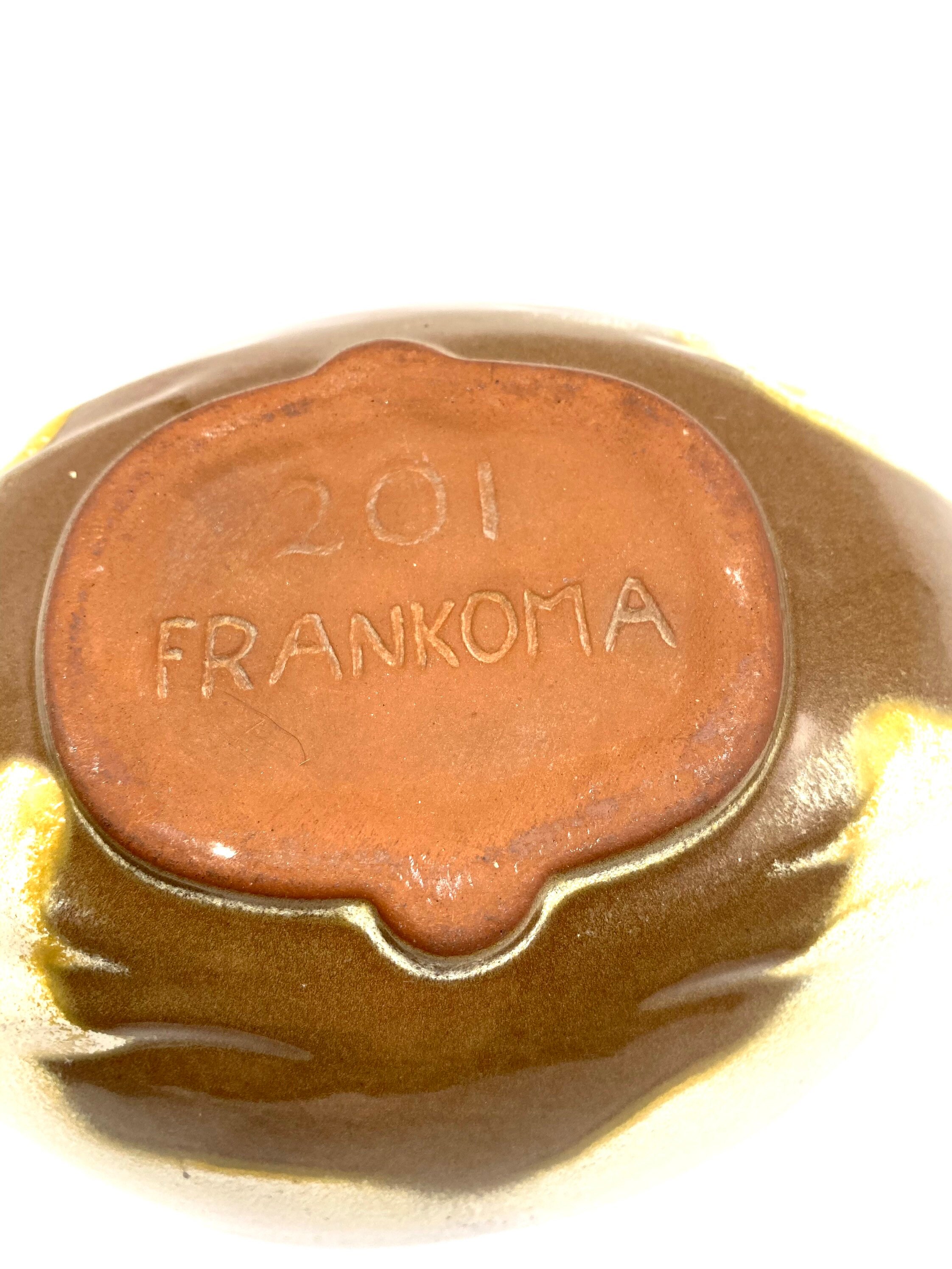 FRANKOMA Desert Gold 201 Oval Bowl Lazy Bones Pattern y | Etsy