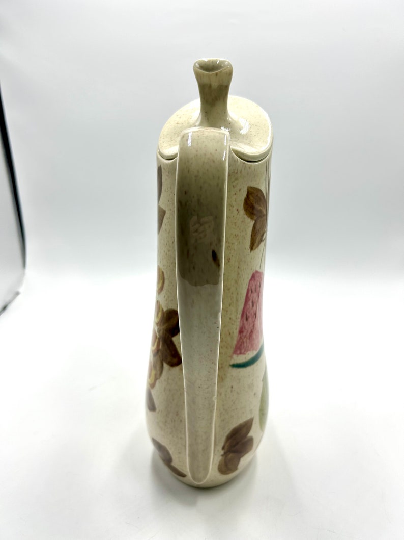 Vintage Red Wing Pottery Tampico Futura Coffee Pot, Speckled, Hanging ...