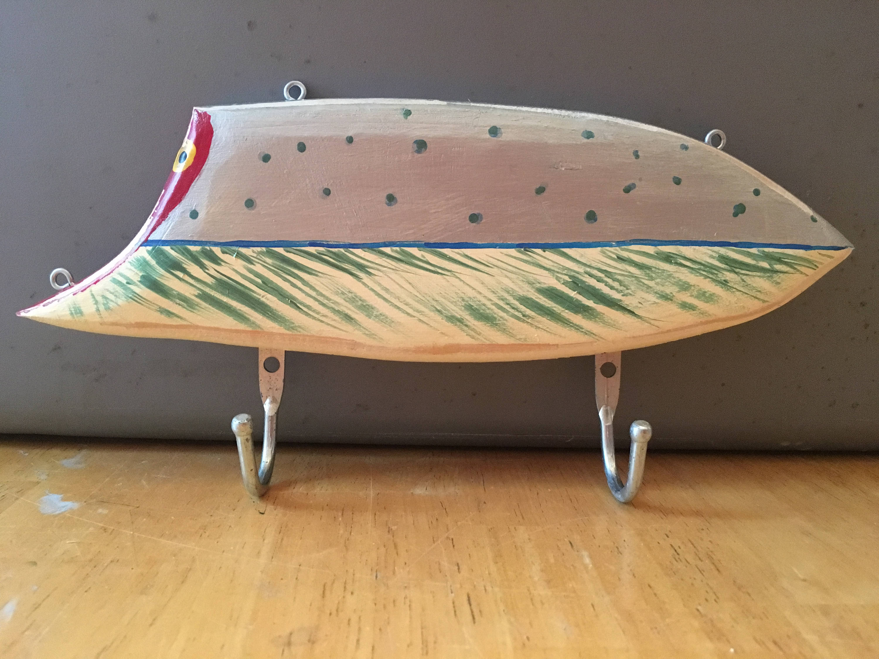 Wooden Fish Wall Hanger, Hand Crafted, Hand Painted, Wall Decoration - Etsy