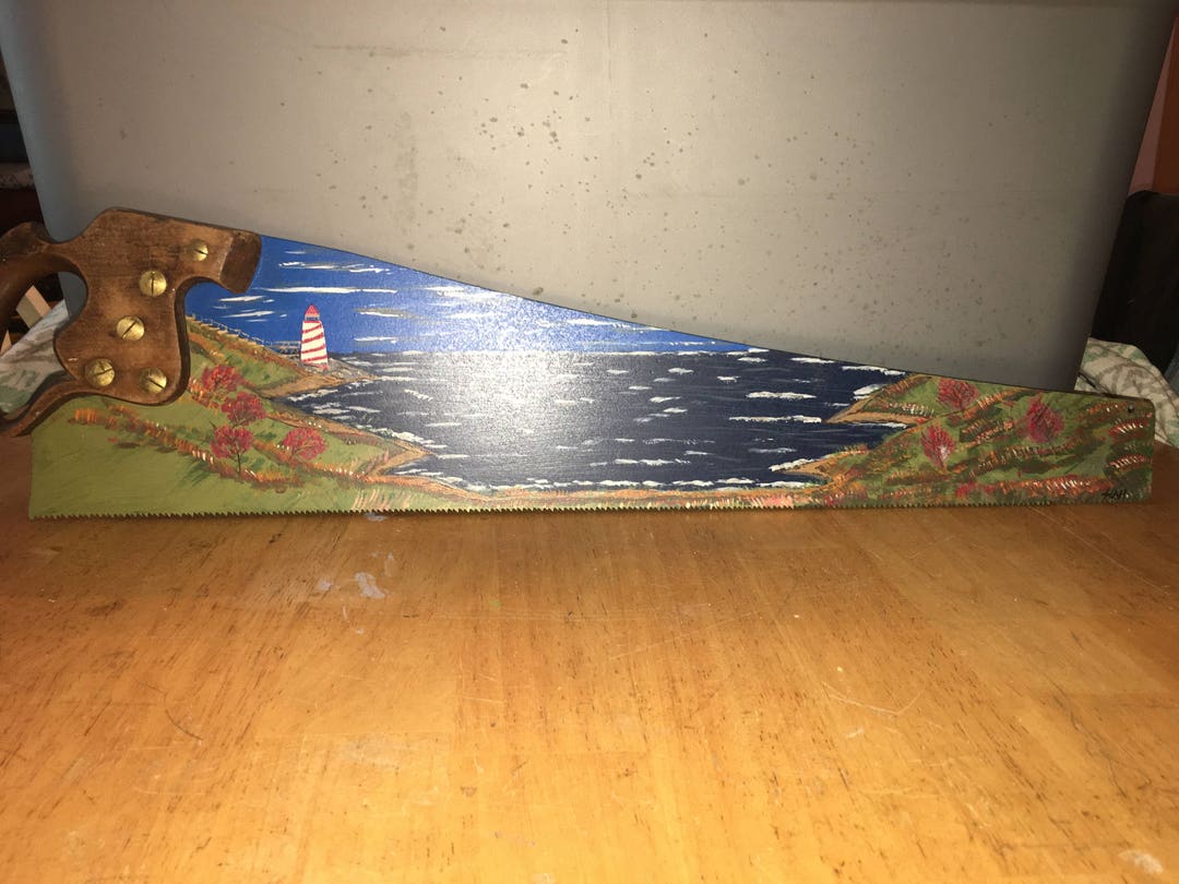 Hand Painted Saw Blade, Wall Decor, - Etsy