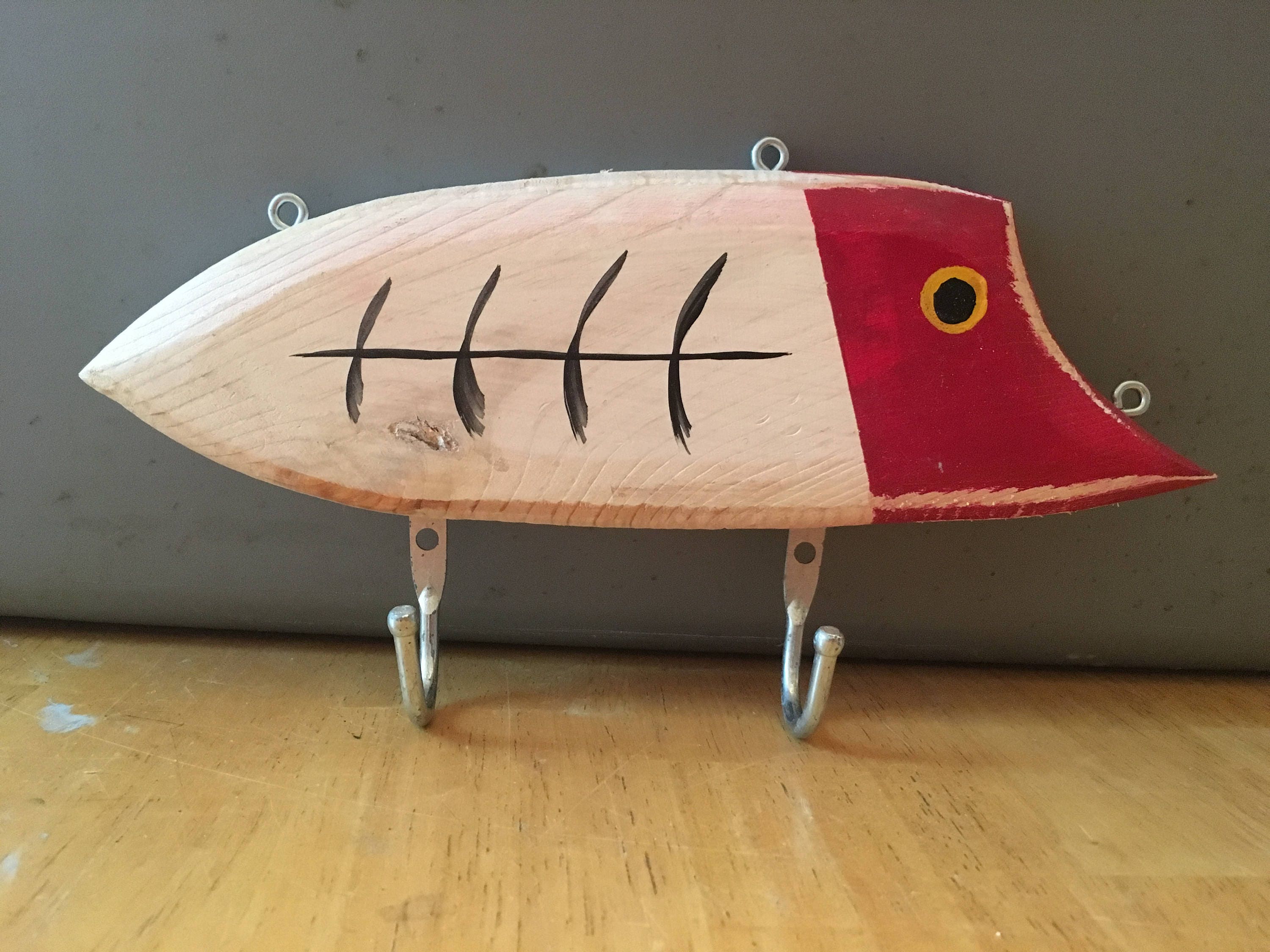 Wooden Fish Wall Hanger, Hand Crafted, Hand Painted, Wall Decoration - Etsy