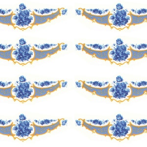 8 Pcs X 105 Cm. Ceramic Decals. Pattern 70142A/7 Scenes C - Etsy