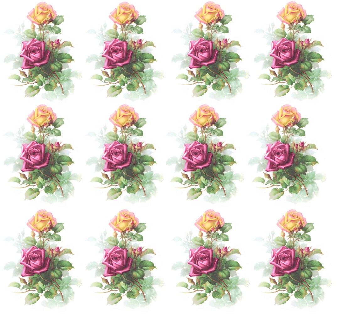 12 Pcs X 9,4 Cm. Ceramic Decals. Pattern 10036A/4 Scenes A. - Etsy