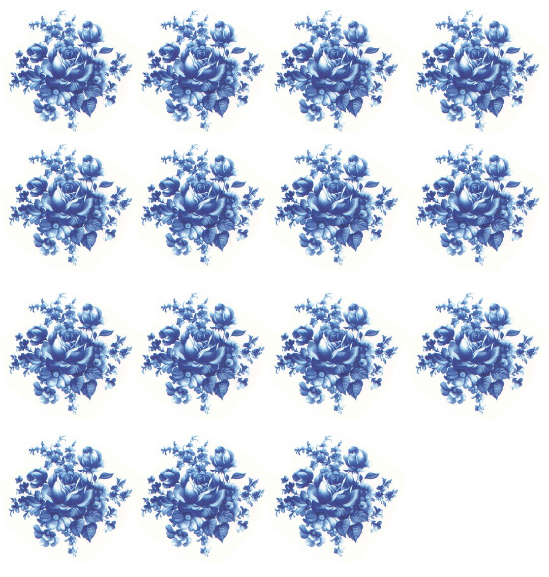 15 Pcs X 7 Cm. Ceramic Decals. Pattern 70142A/12 Scenes D - Etsy