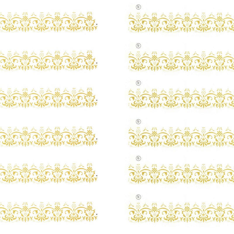 Gold Ceramic Decals - Etsy