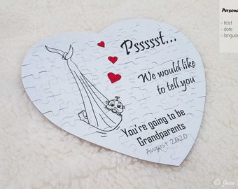Pregnancy Announcement Puzzle - Etsy