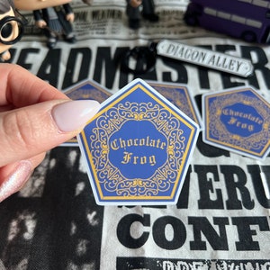 Chocolate Frog, Harry Potter Lover, Stickers, Harry Potter Stickers - Etsy